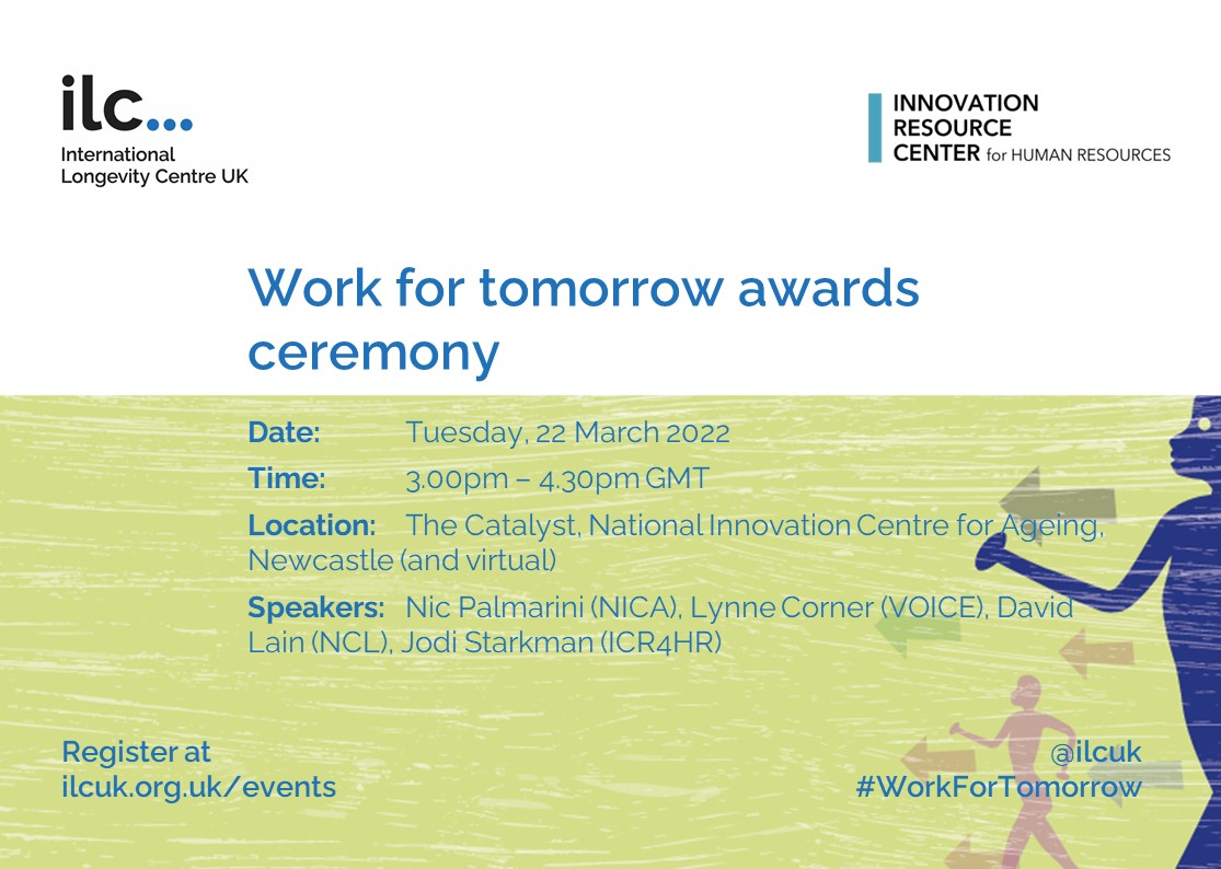 NICA on Twitter: "We're extremely proud to be hosting @ILCUK's #WorkForTomorrow awards in ...