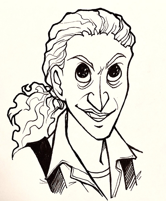 The Most Dangerous Game Rainsford Drawing