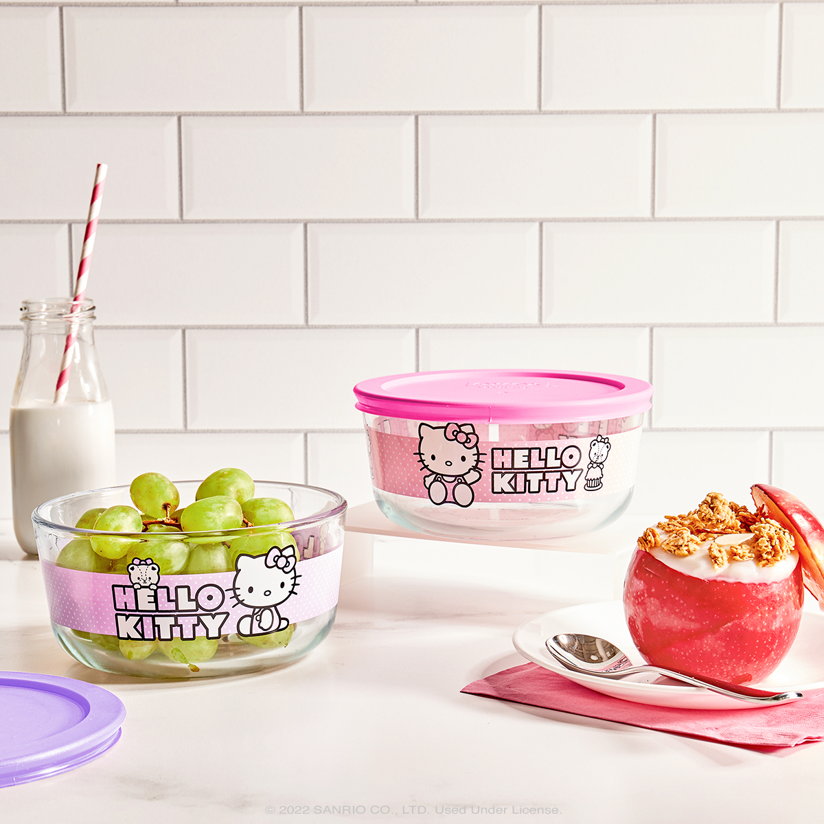 Hello Kitty on Twitter: "Meals and memories are made with the new Pyrex Pastel Collection! 💗 ...