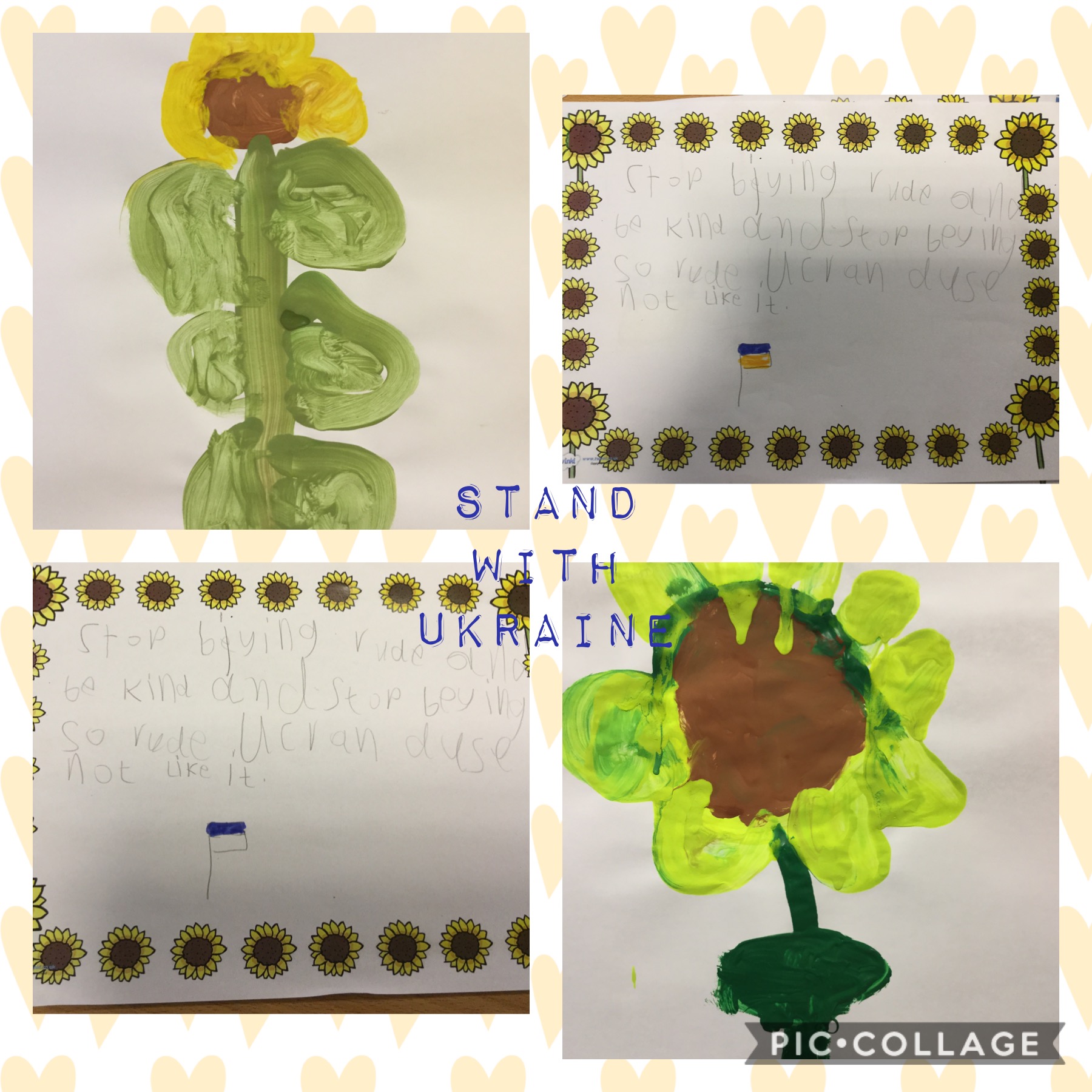 EYFS Radcliffe on Twitter: "#love #peace #standtogether #ukraine # ...