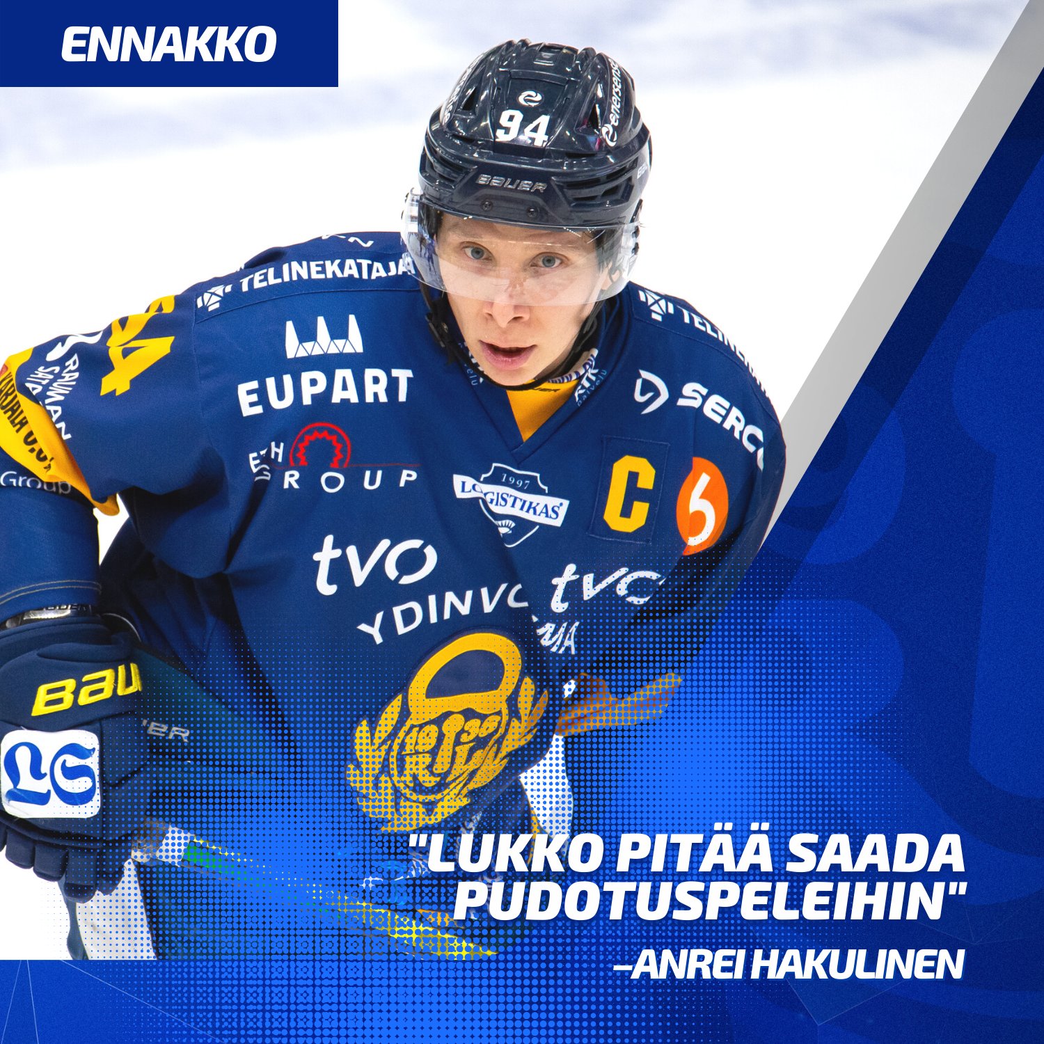 Rauman Lukko on Twitter: "JYP kaadetaan keinolla millä hyvänsä – Hakulinen: "Meiltä vaaditaan ...