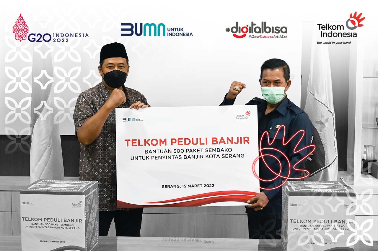 Telkom Indonesia on Twitter: "Telkom Tinjau Infrastruktur dan Salurkan Bantuan Peduli Banjir ...
