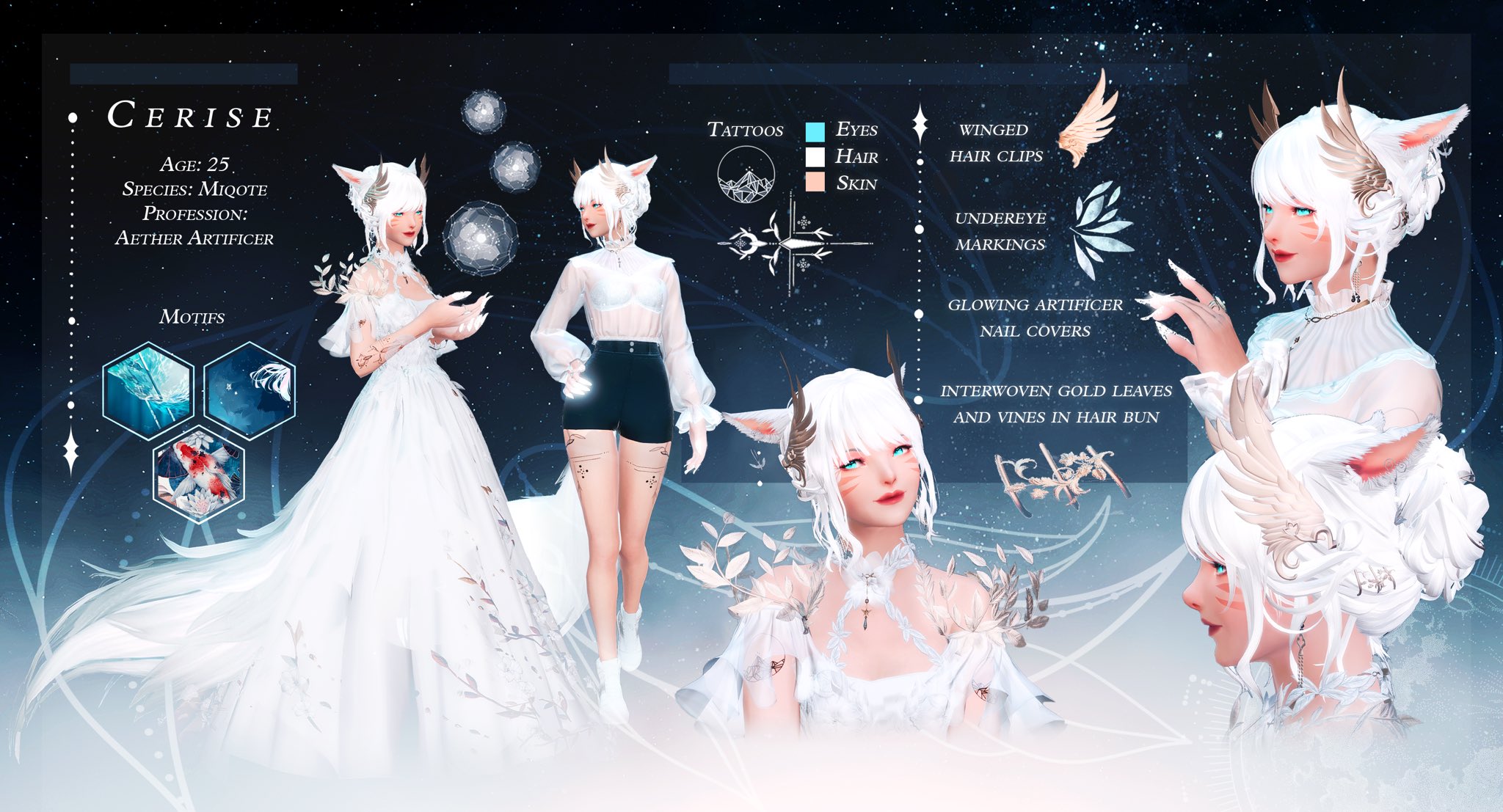 Cerise on Twitter: "Updated Cerise’s reference sheet 🥰 #GPOSERS #miqote ...