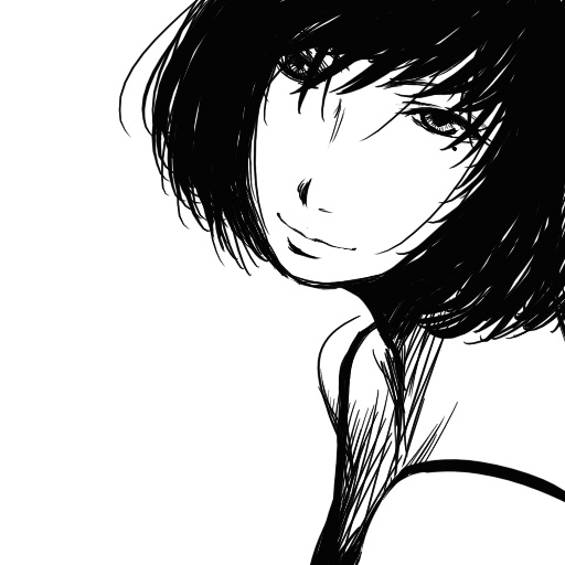 見た人も無言で黒髪美少女貼れ 」テツクズの漫画