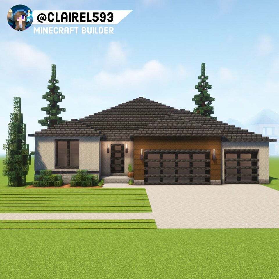 Minecraft Modern Farmhouse