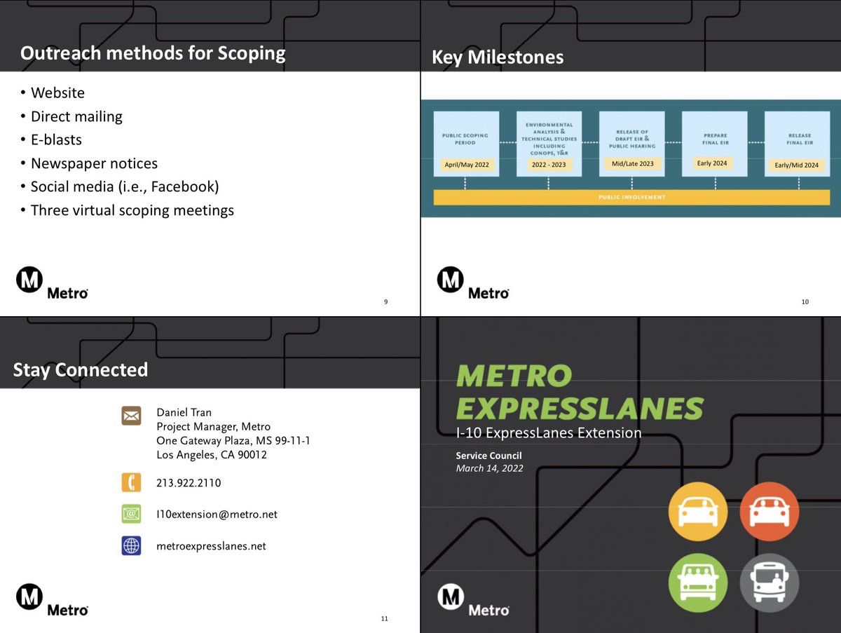 numble on Twitter: "June 2023 LA Metro update on I-10 ExpressLanes extension. Studying single ...