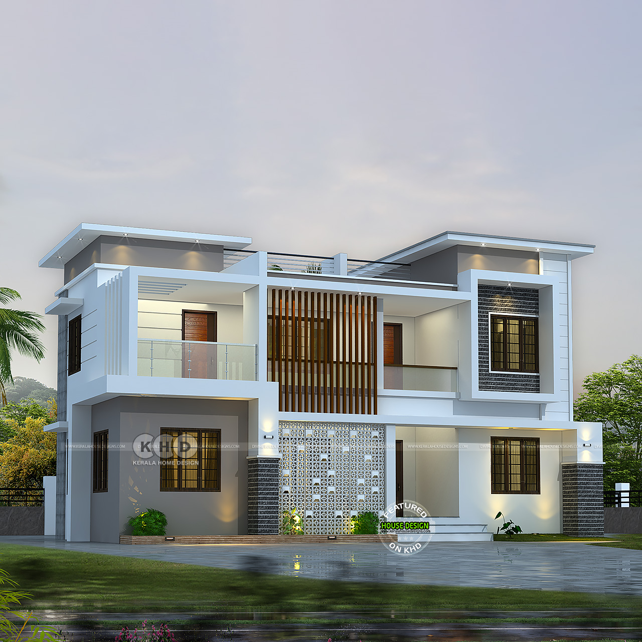 Flat Roof House Plans Kerala Model Kerala Home Design | Low Budget