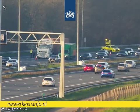 Rijkswaterstaat Verkeersinformatie on Twitter: "Op de #A16 is in zuidelijke richting de ...