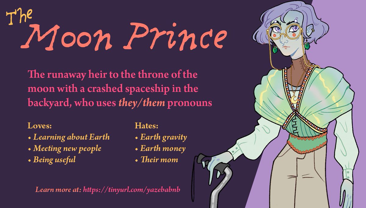 Meet the Moon Prince! : r/YazebasBNB