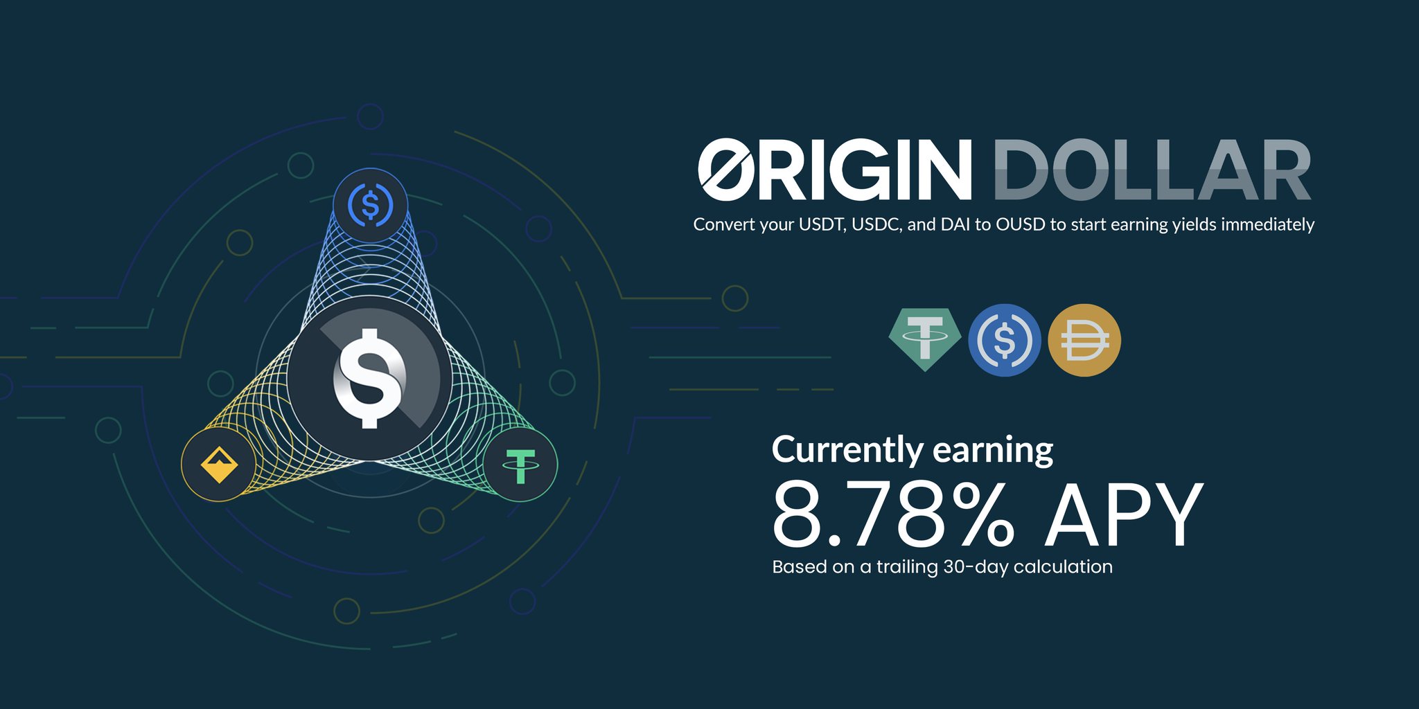 Origin Dollar on Twitter: "All the earnings, none of the hassles. Try $OUSD now. Visit 👉 https ...