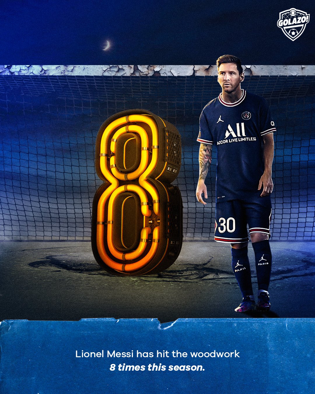 Cbs Sports Golazo ⚽️ On Twitter Leo Messi Has Hit The Woodwork 8