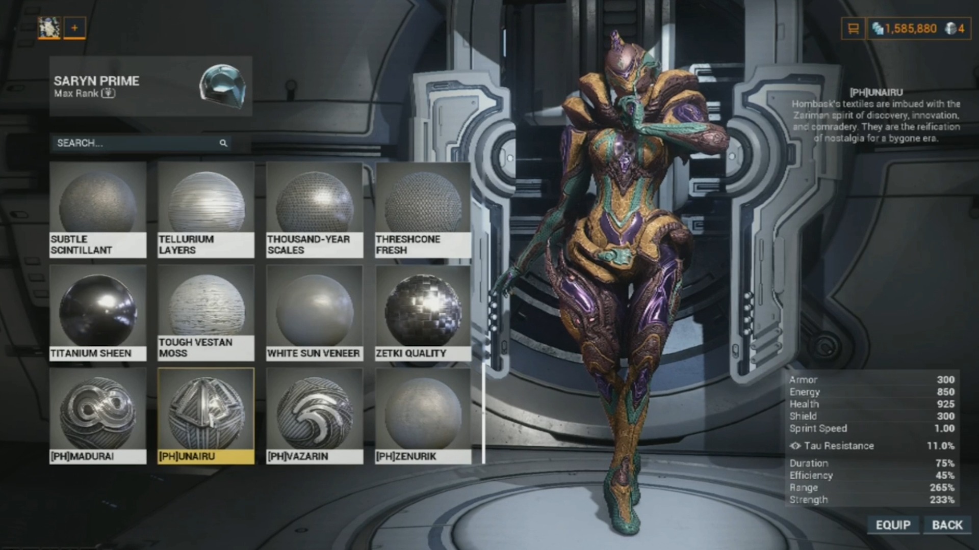 WARFRAME on Twitter: "We are living in a material world! 💫 Customize your #Warframe with new ...