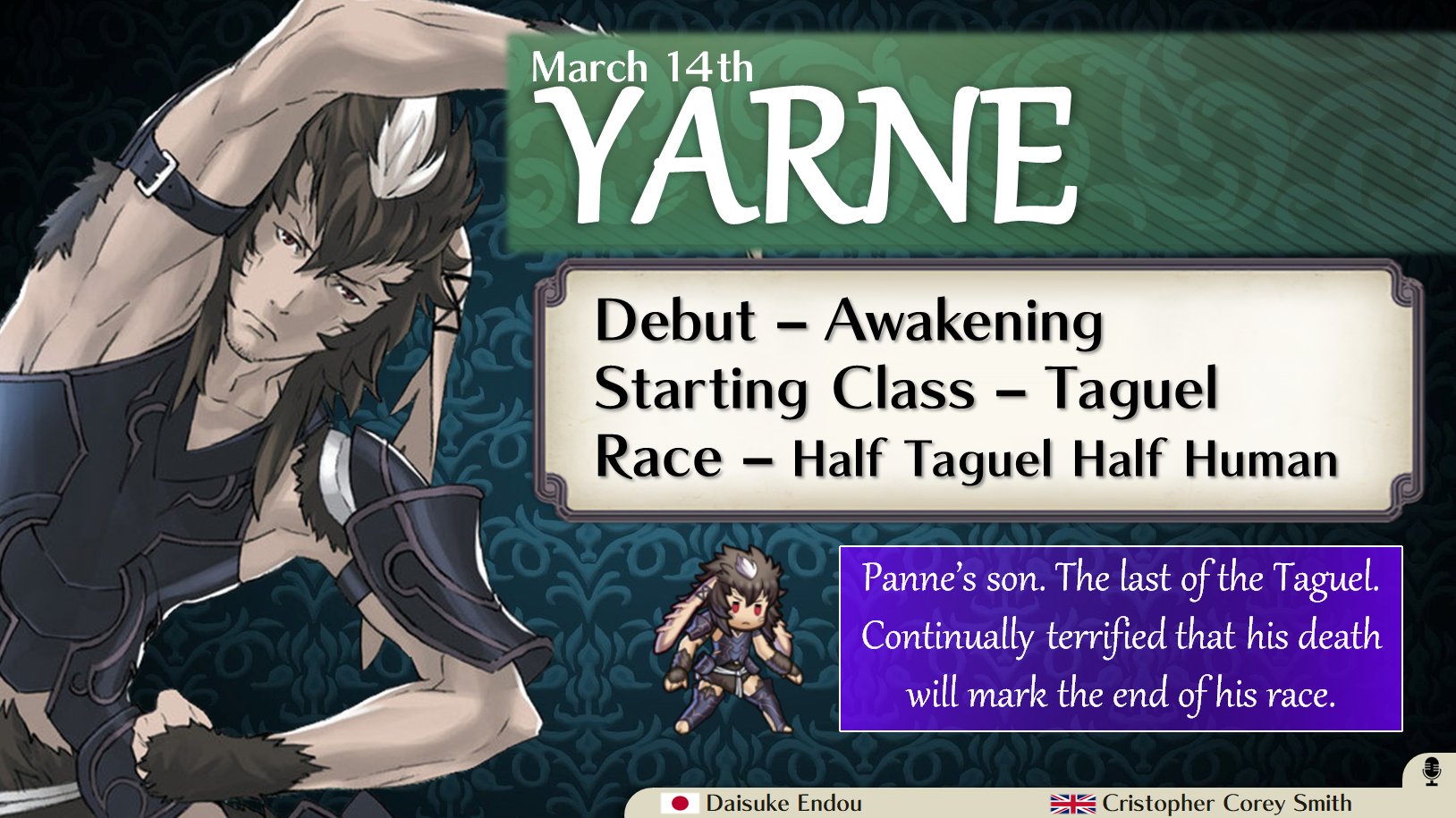 Fire Emblem Awakening Yarne