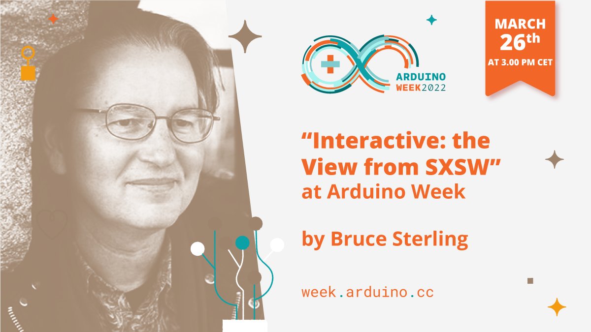 Arduino on Twitter: "The always engaging @bruces is joining #ArduinoWeek2022 from technology ...
