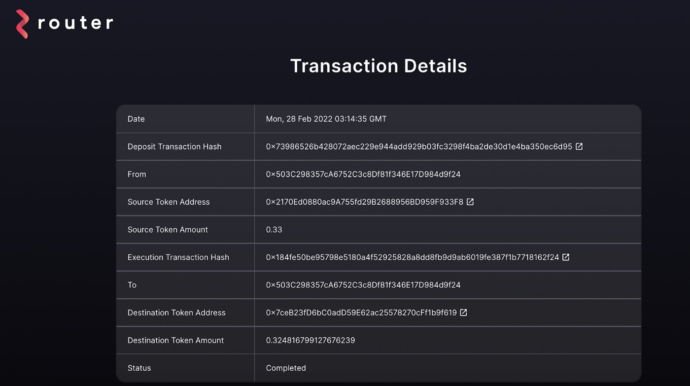 Router⚡Intern on Twitter: "🌱🌿🌳@routerprotocol development update thread 1/ 27 Jan 2022 ALPHA ...