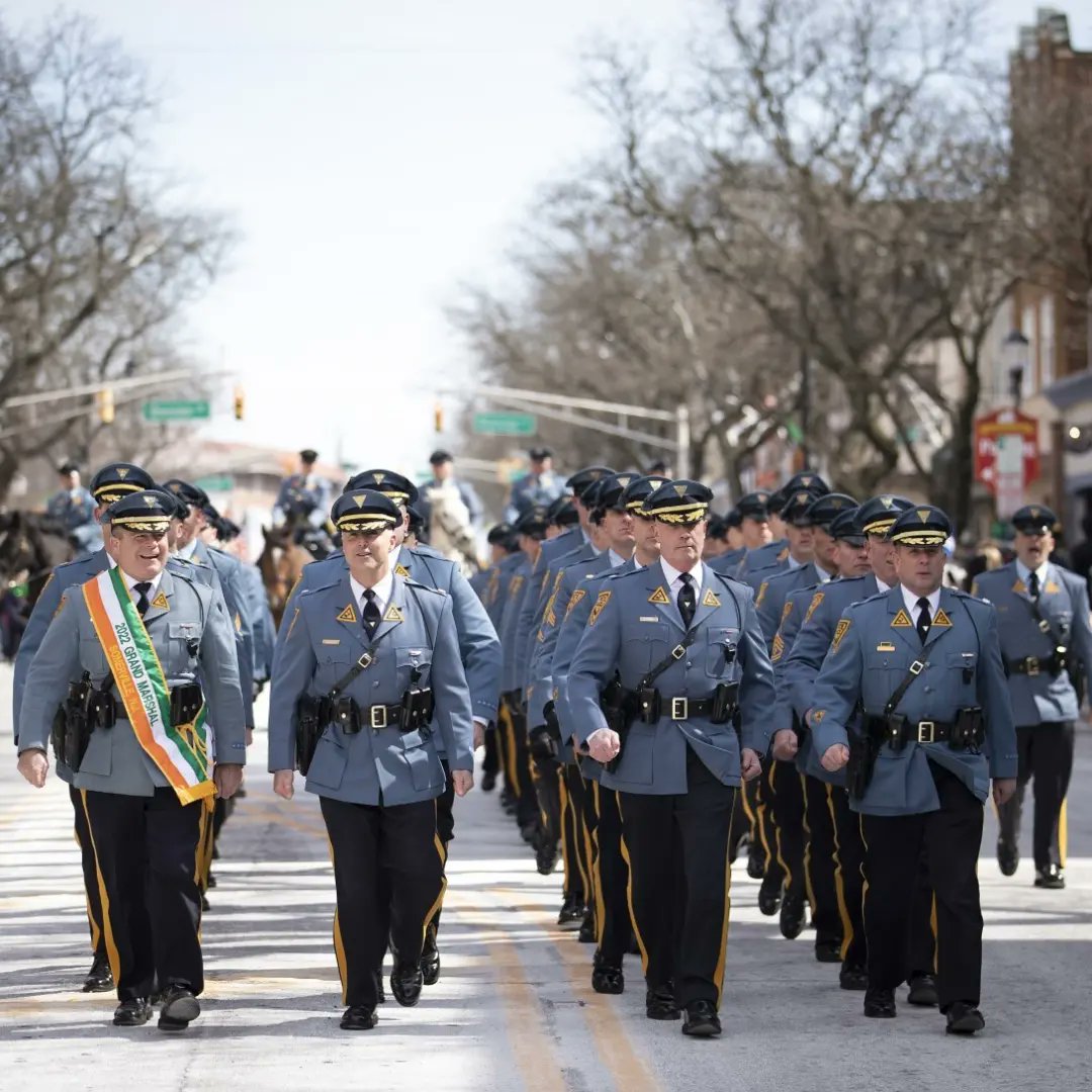 Njsp State Police On Twitter Colonel Leads St Patricks Parade As