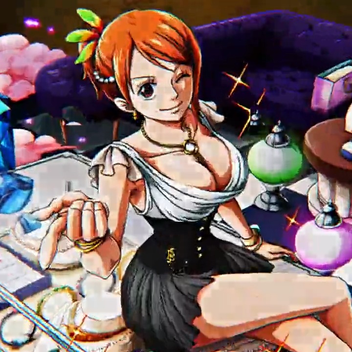 ley on Twitter: "nami one piece edit fancam fanart treasure cruise game gacha official art ...