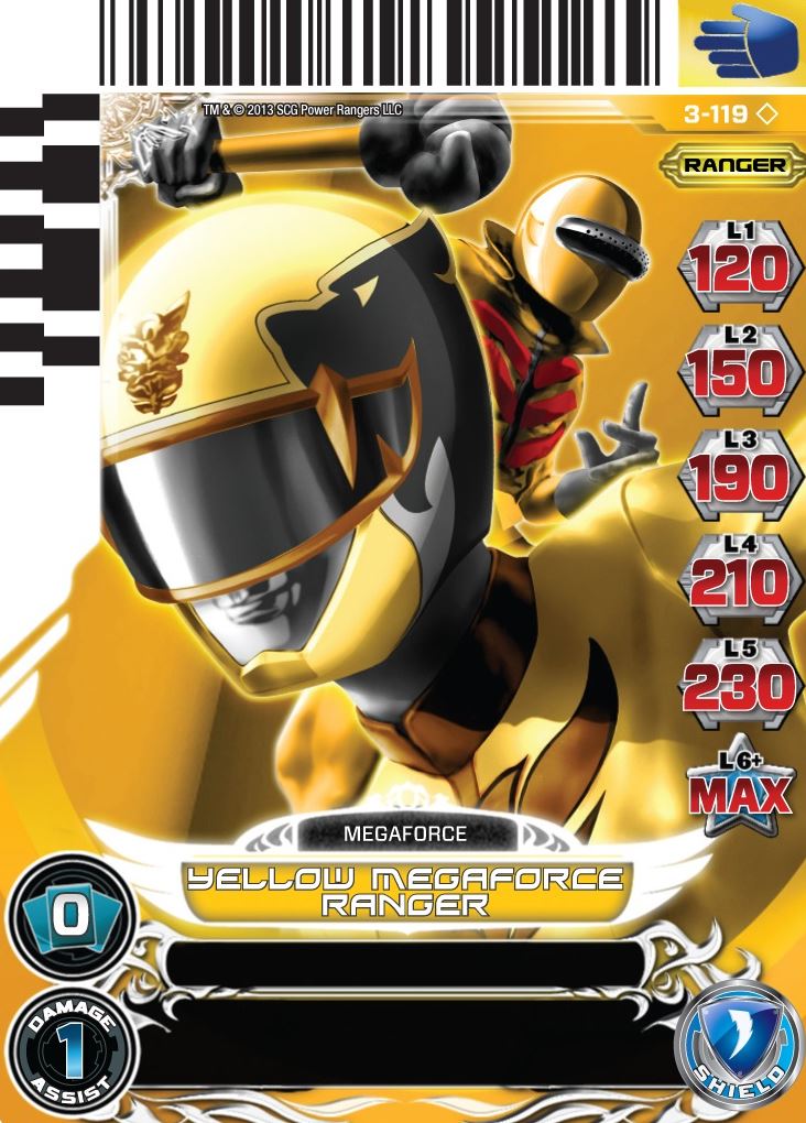 Power Rangers Megaforce Cards