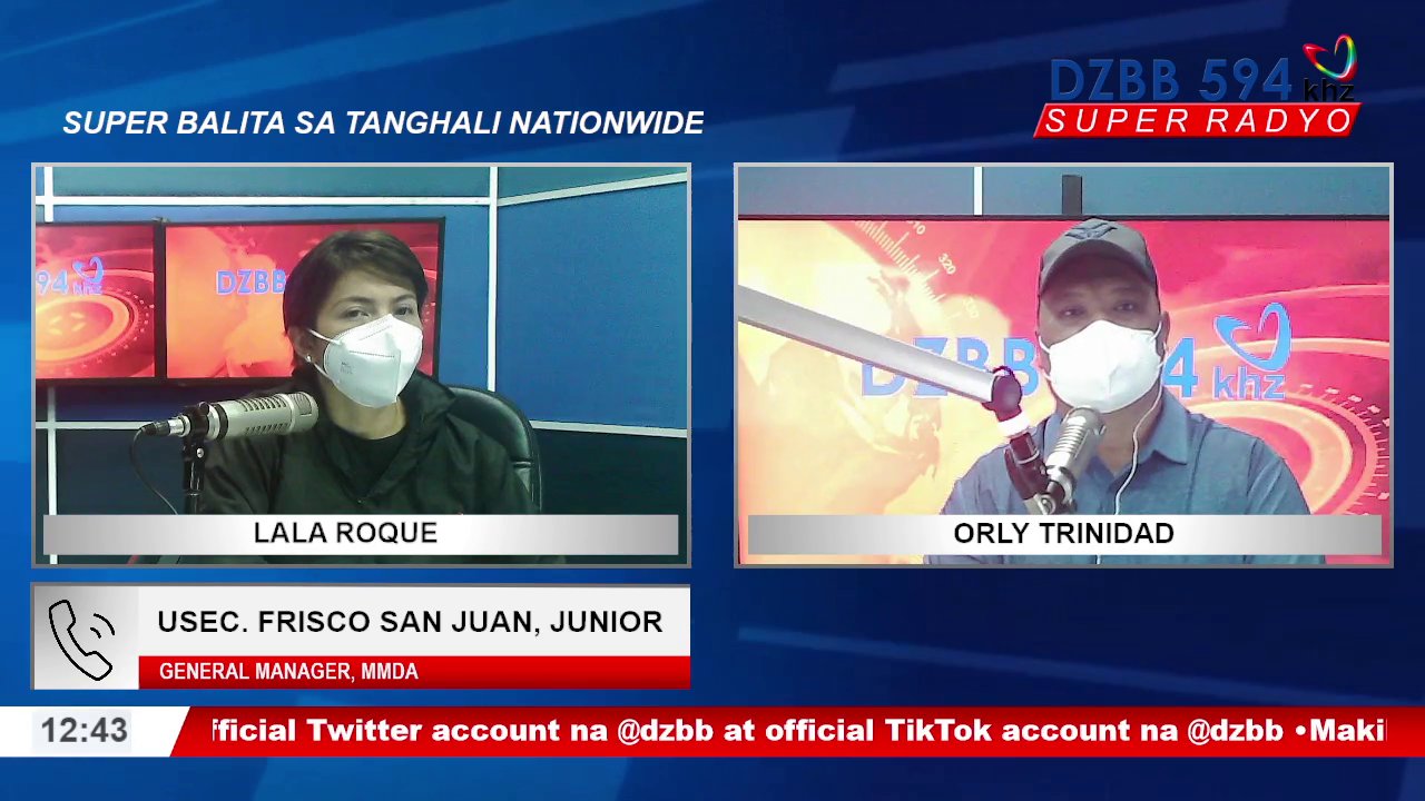 DZBB Super Radyo on Twitter: "LIVE sa DZBB: Usec. Frisco San Juan, Junior, Metropolitan Manila ...