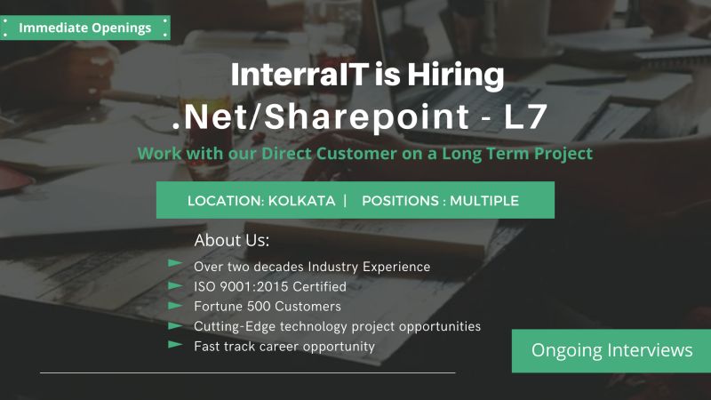 Interra Information Technologies on Twitter: "InterraIT is seeking highly driven IT ...