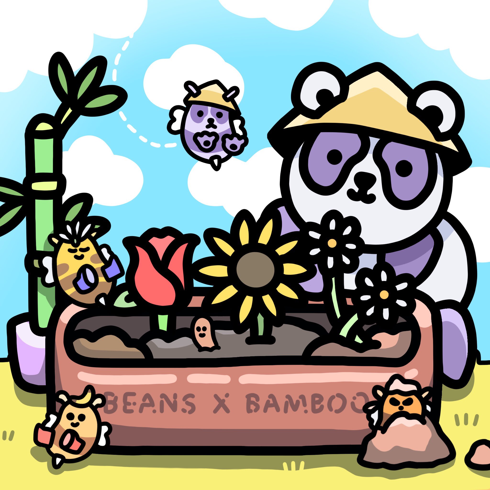 Bumble Beens 🐝 on Twitter: "We supplied the snacks 🎋 and @bamboofrens brought the muscle 🤍 https ...