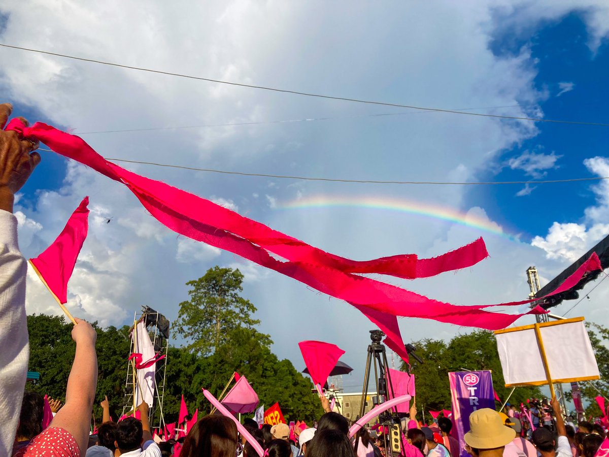 Rainbow at Gen San rally : r/Philippines