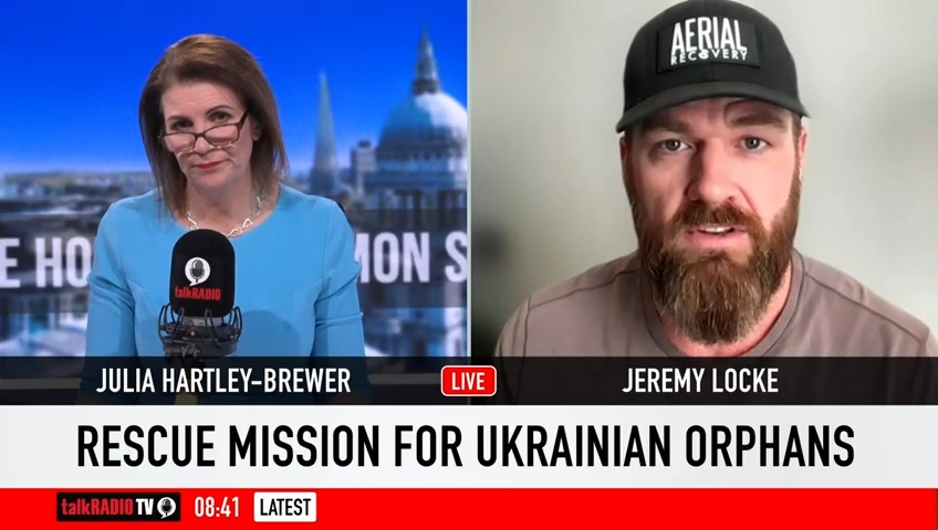 Chief of Operations of Aerial Recovery’s Ukraine mission Jeremy Locke ...