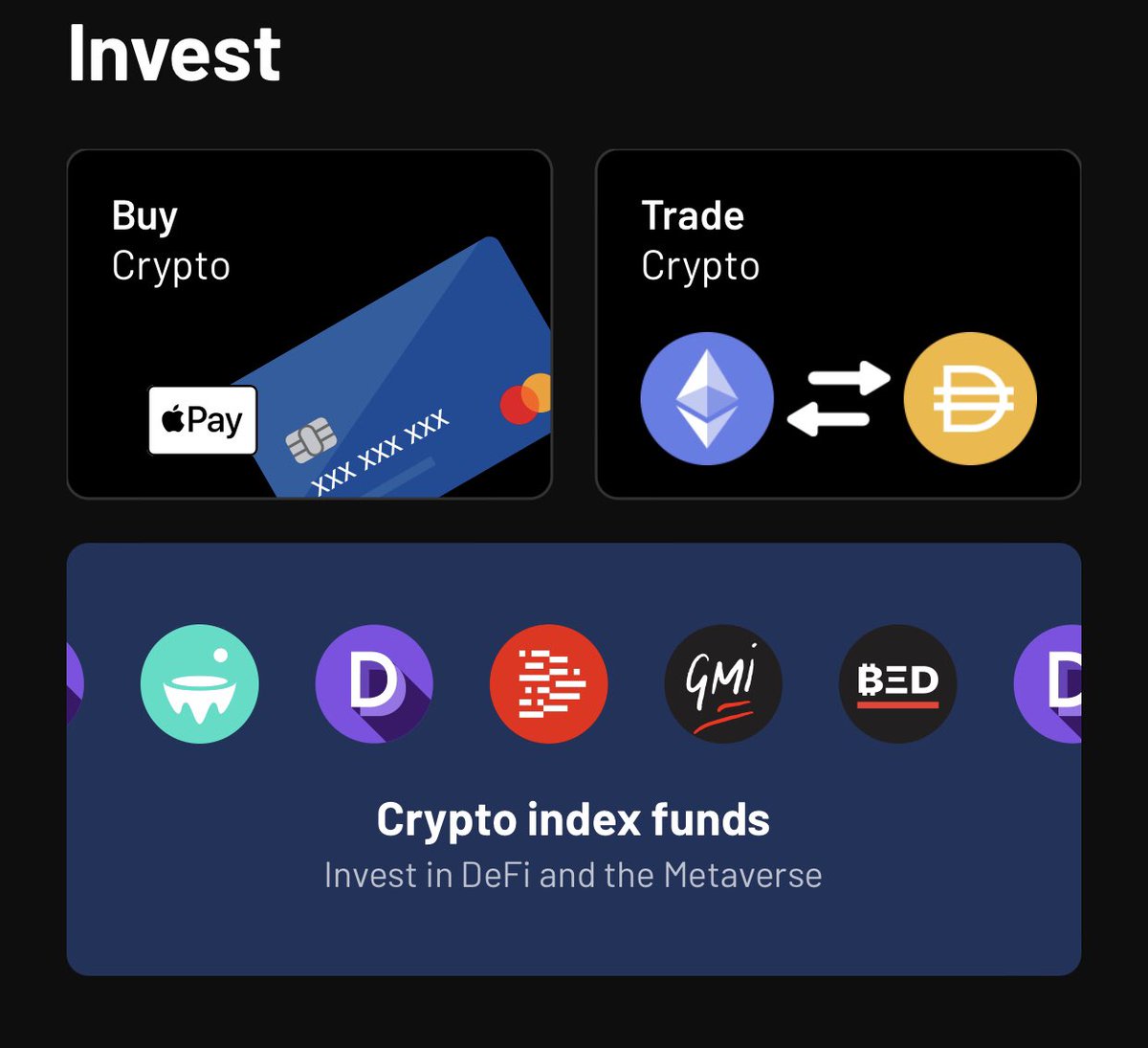 crypto index funds are now available on Argent wallet : r/ethtrader