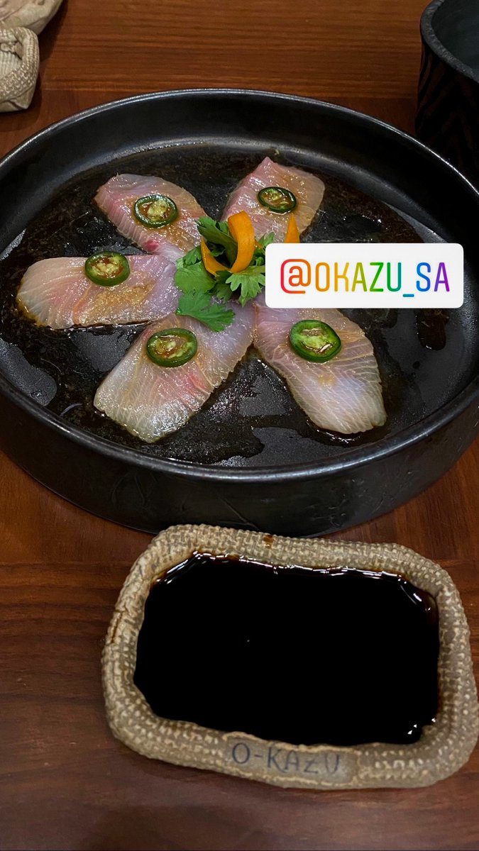 اوكازو 💚 O-KAZU أحد المطاعم اليابانية الفاخرة بشمال مدينة الرياض يقدم لكم تجربة جميلة متكاملة ...