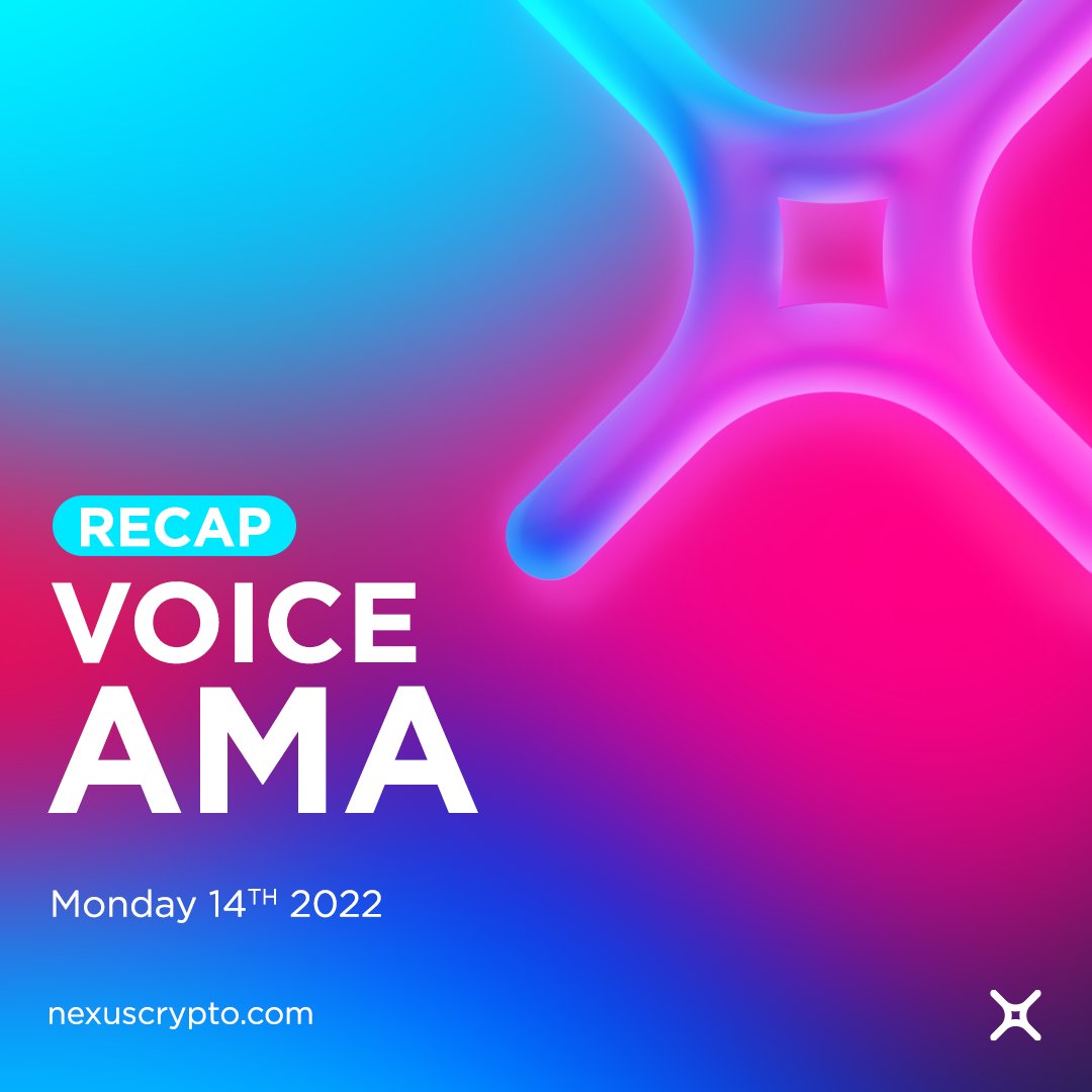 Nexus Crypto Services on Twitter: "🔥🎥AMA Recording, 14 March 2022🎥🔥 For anyone who missed our ...
