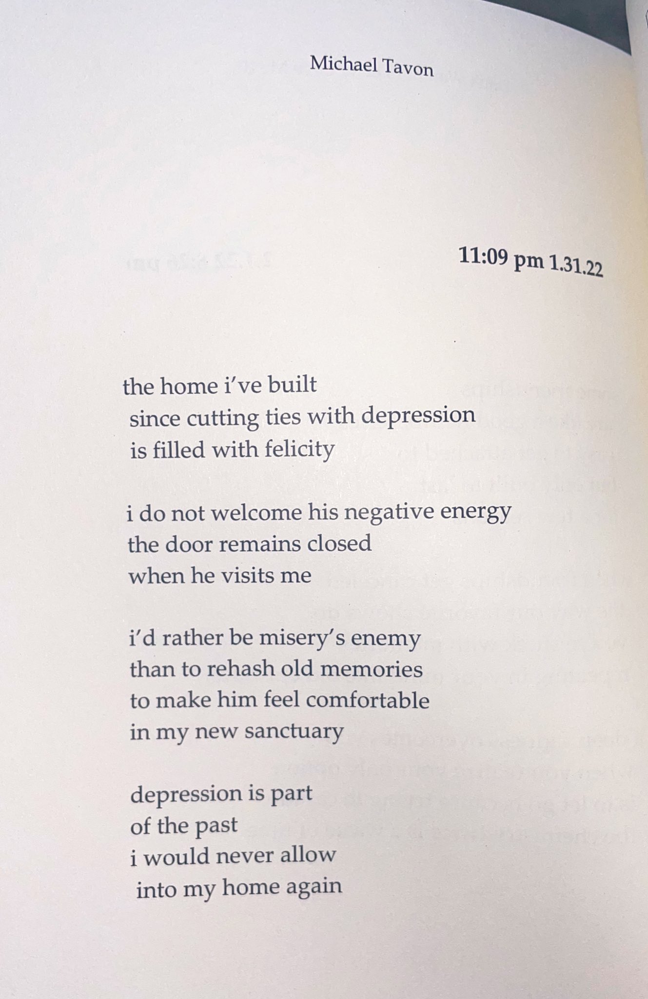 Poems About Depression And Love
