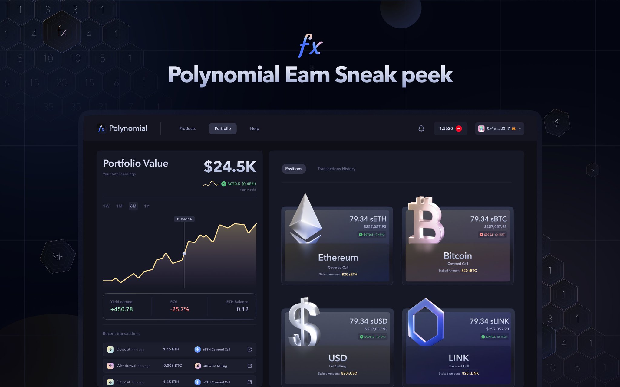 Polynomial Protocol (δ, γ, ν, θ) on Twitter: "frens, here's a sneak peek of our Polynomial Earn ...