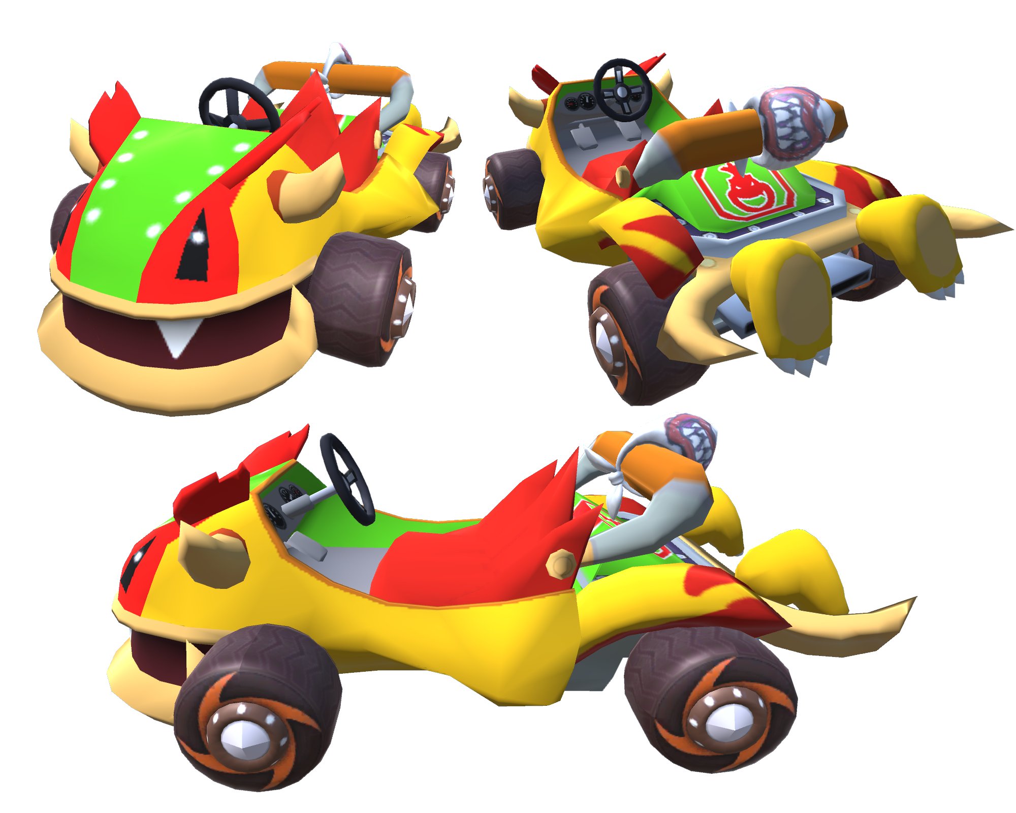 Mario Kart Double Dash Bowser And Bowser Jr