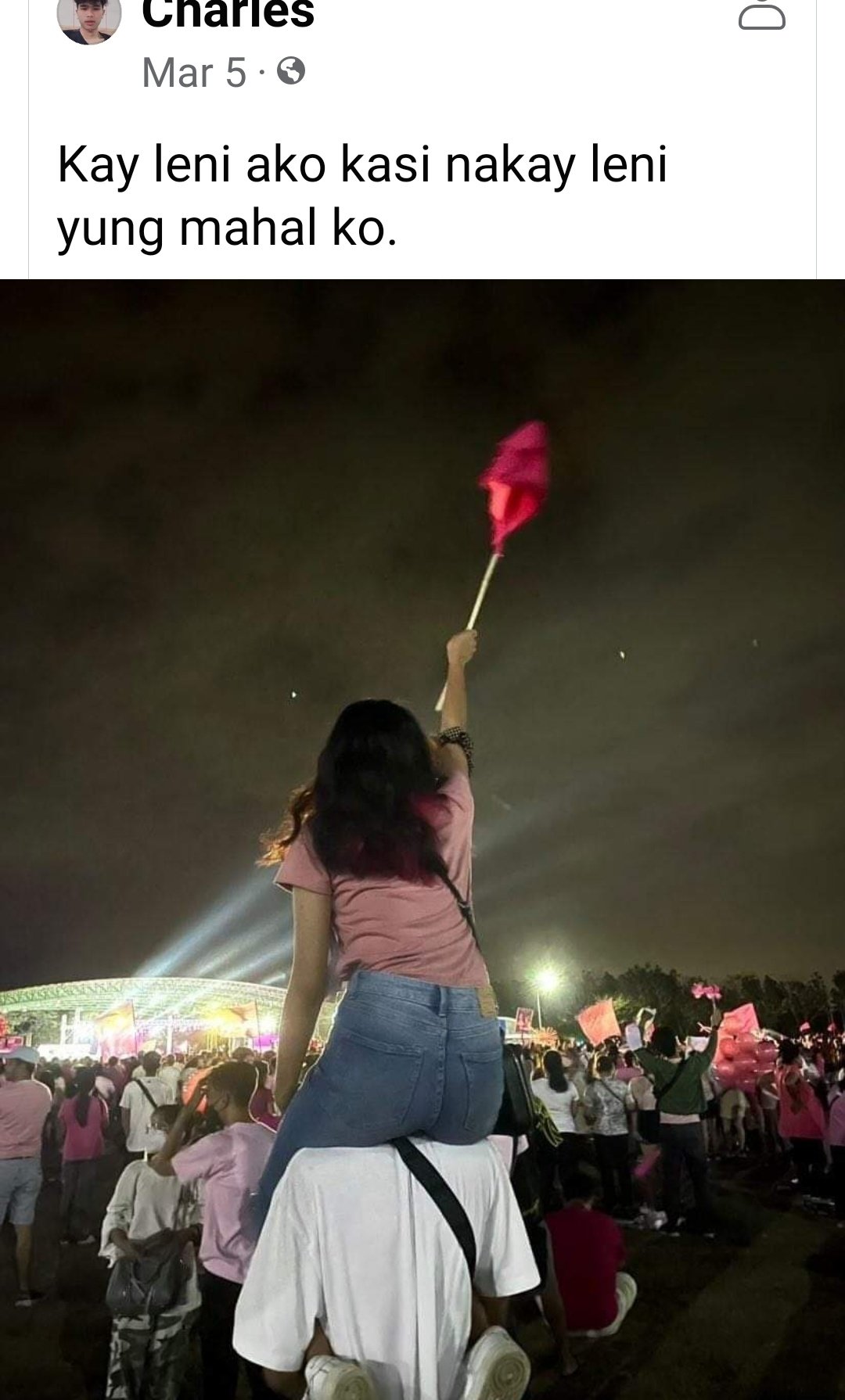 Jover Laurio on Twitter: "Sana all may nagbubuhat sa rally. 😂😂😂 https://t.co/31Sdu4HtYS" / Twitter