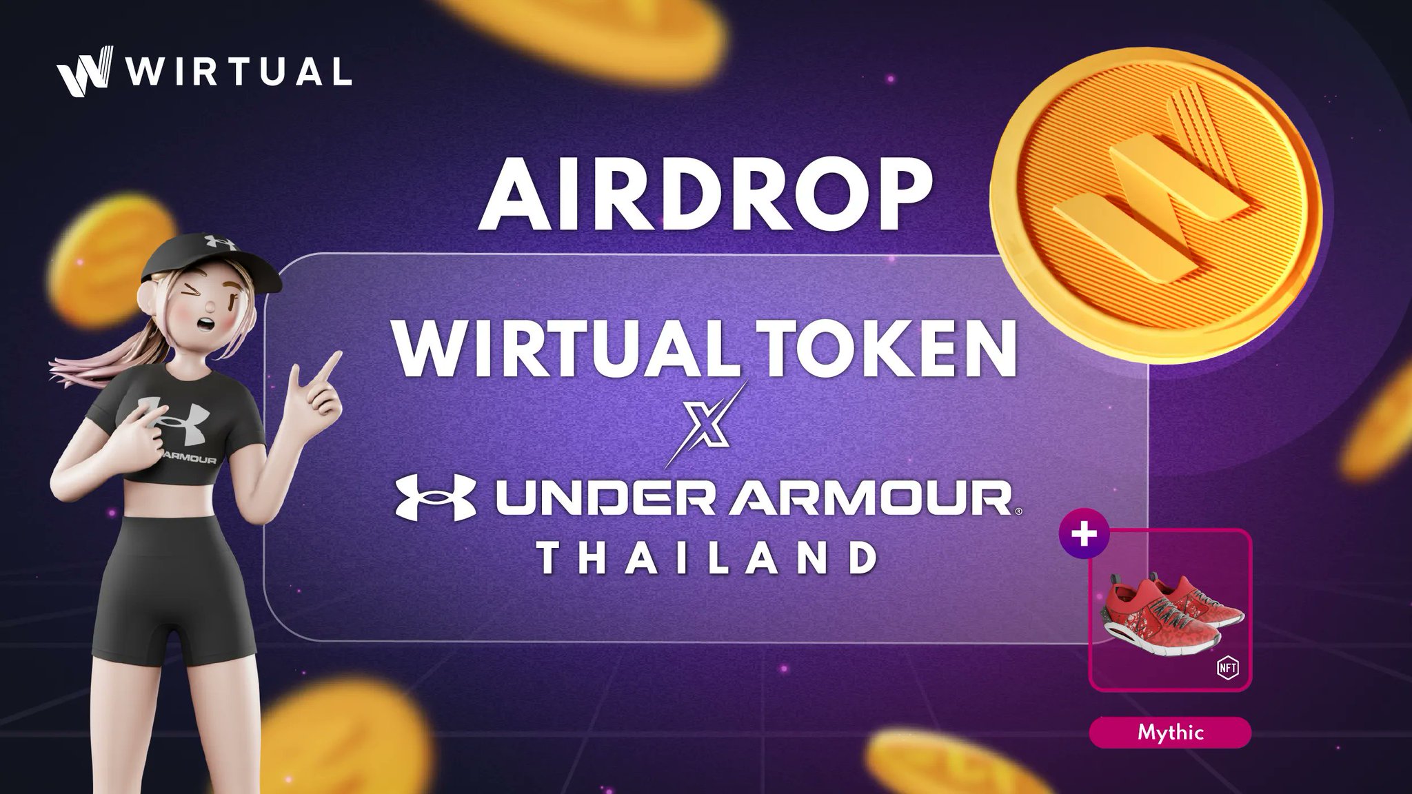 WIRTUAL on Twitter: "🎉Announcement ! The lucky winners of Airdrop WIRTUAL Token x Under Armour ...
