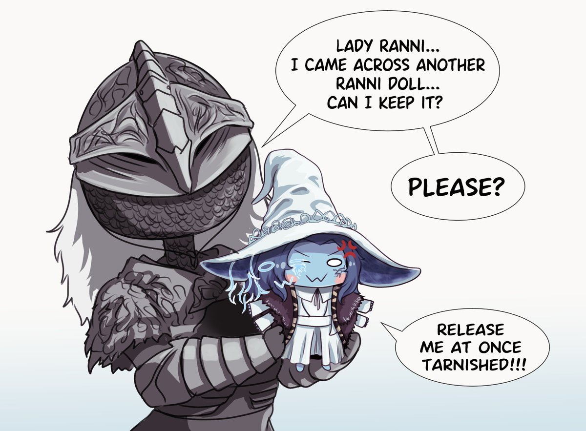 「The Tarnished sure likes Ranni dolls #ELDENRING #GirlsFrontl」Haonの漫画