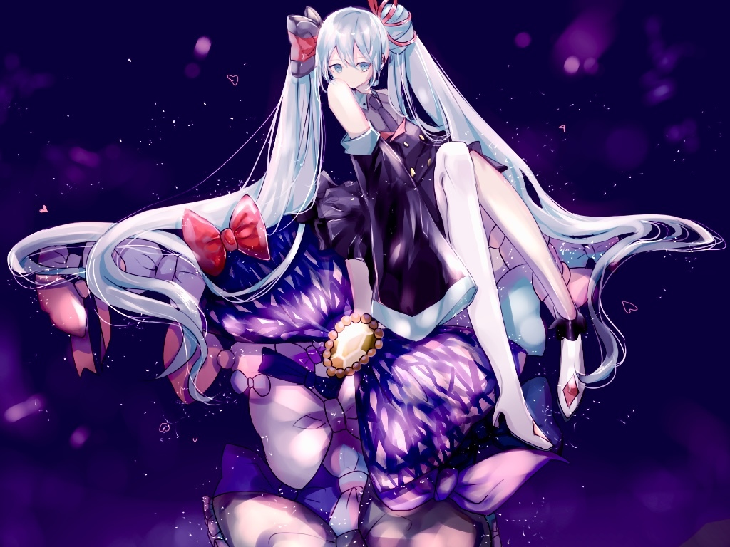 piapro(ピアプロ) on Twitter: "十飴さんのリボンに座るミクさん！ キラキラと綺麗で、とっても幻想的ですね…！°˖ (⁰ ⁰) ˖°【https://t.co ...