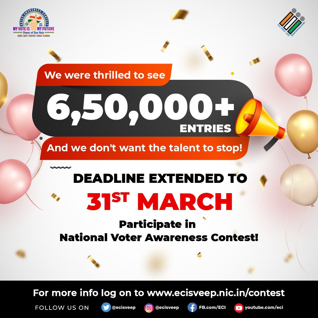 Election Commission Of India Sveep On Twitter Attention Folks
