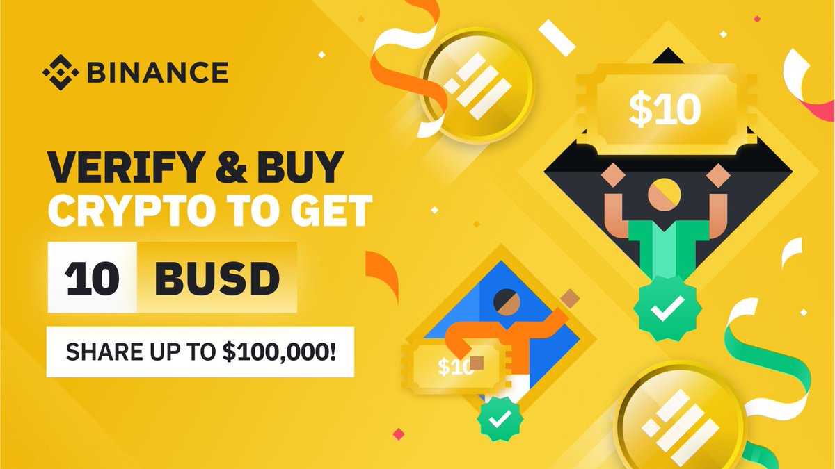 @binance: Complete the verification process on #Binance and buy crypto ...