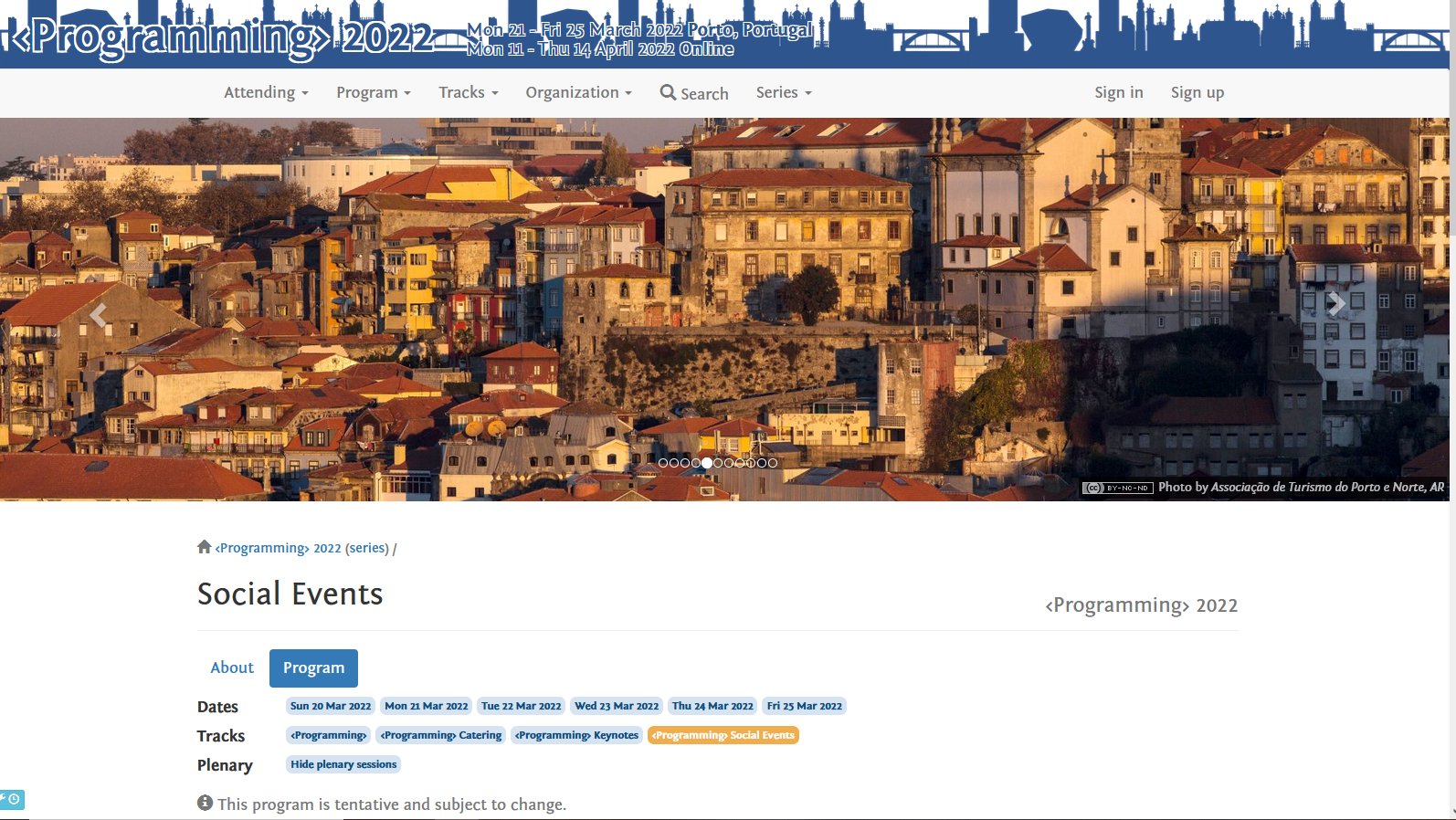 ‹Programming› 2022 on Twitter: "The first venue of #prog22 will take place next week! Take a ...