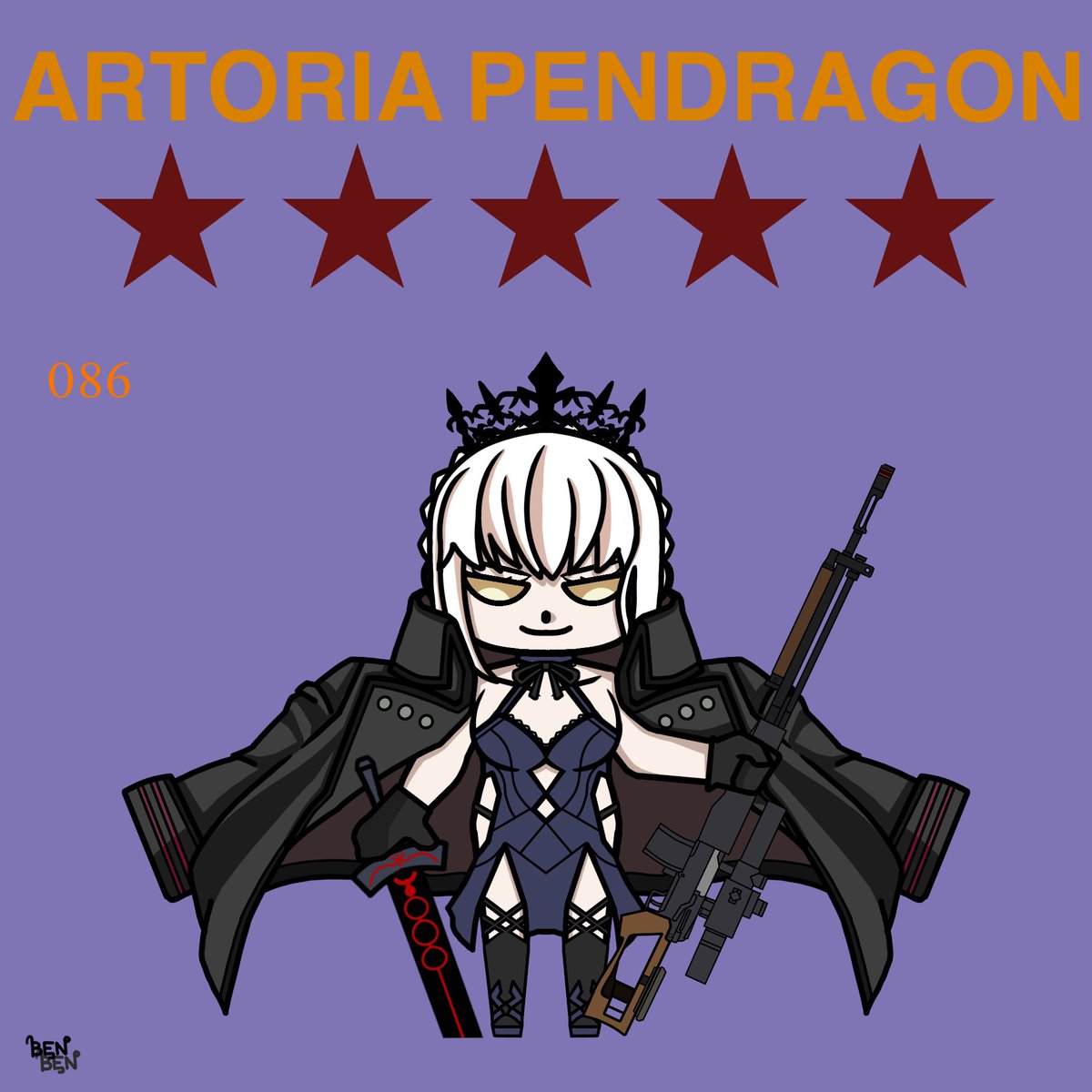 FGO「#069、#070、#071水着アルトリア オルタ#FGO #べんべん一日一絵 」|BENBEN/BBBのイラスト