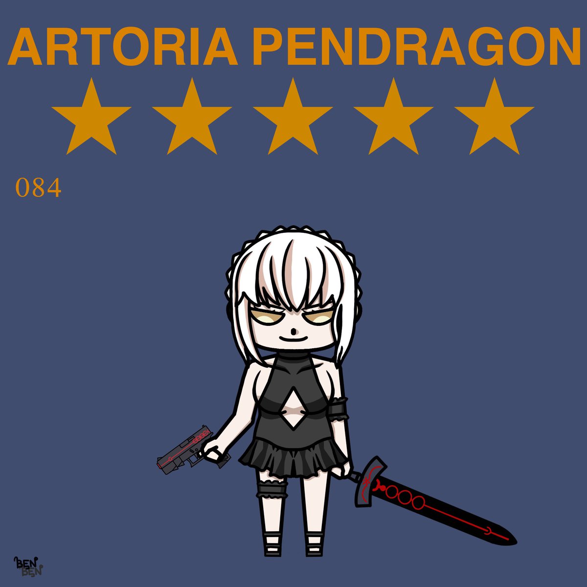 FGO「#069、#070、#071水着アルトリア オルタ#FGO #べんべん一日一絵 」|BENBEN/BBBのイラスト