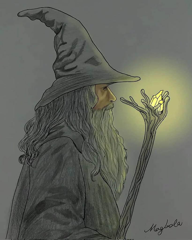 Gandalf The Grey Drawing Gandalf Lord Of The Rings Art Graphite