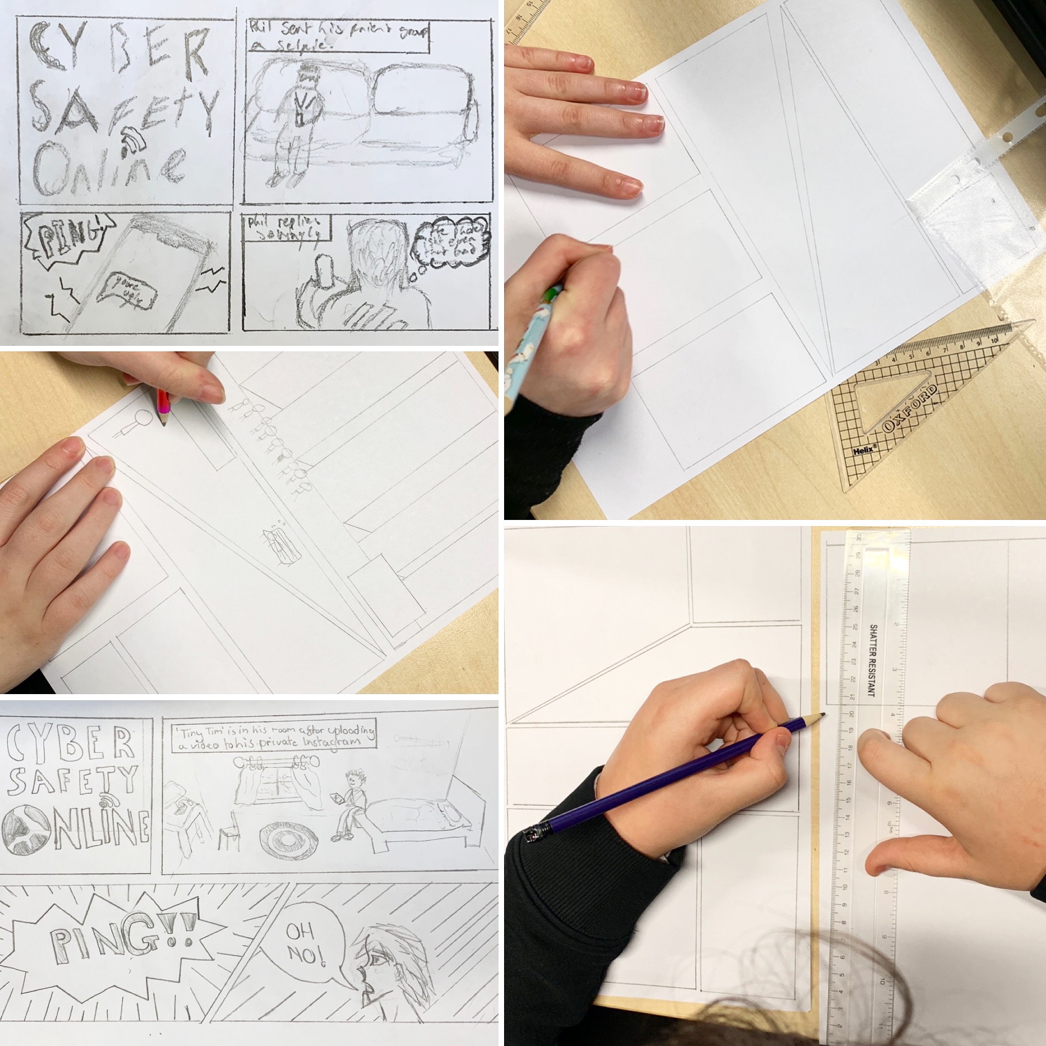 Cyber Bullying Cartoon Strip