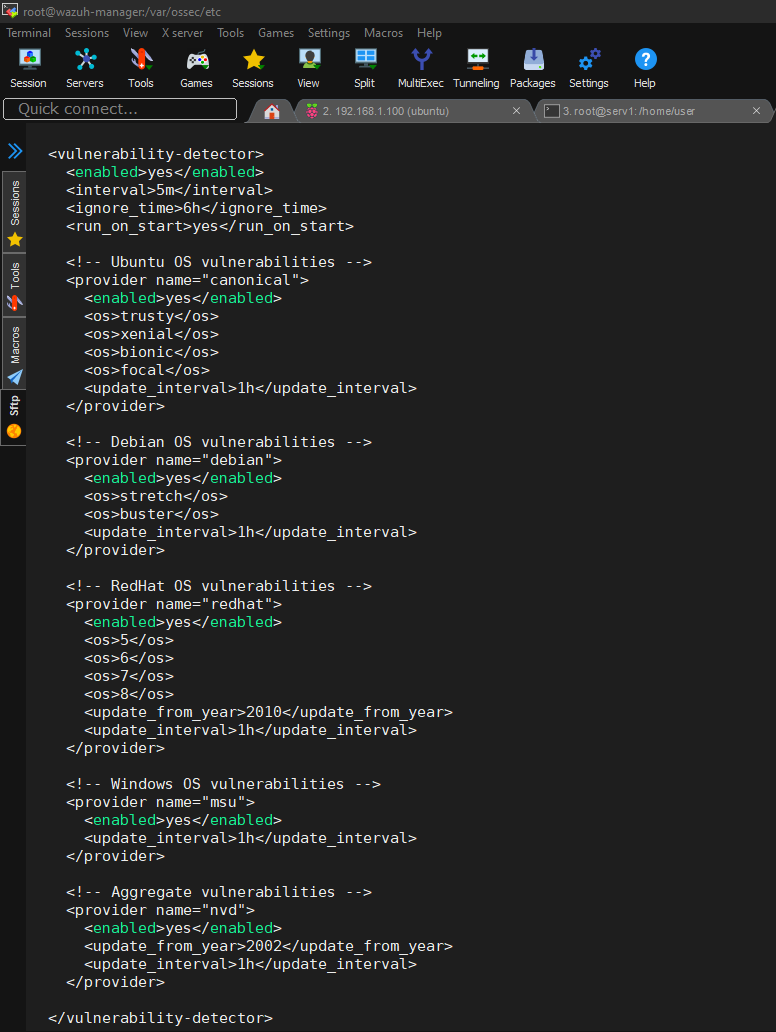 Oste on Twitter: "2. Wazuh is able to detect vulnerabilities in the applications installed in ...
