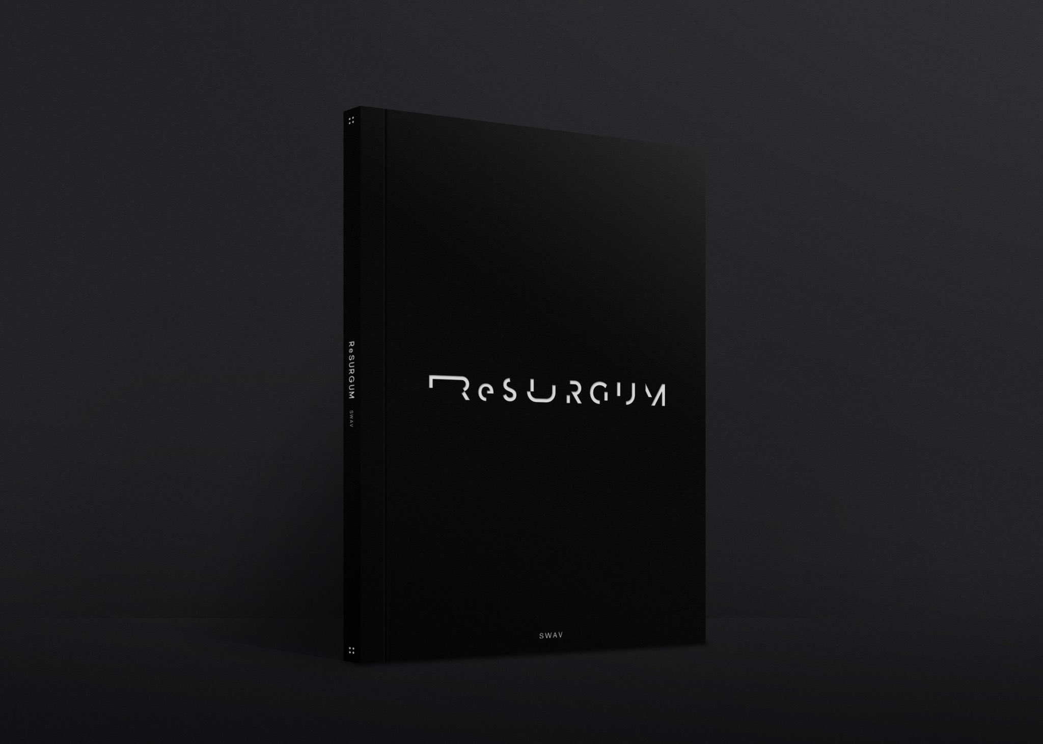 SWAV on Twitter: "初個展"ReSURGAM"にて第1作目にあたる図録を販売します。 オールブラックの高級感ある装丁に、 "ReSURGAM"の世界観を凝縮した内容となってます ...