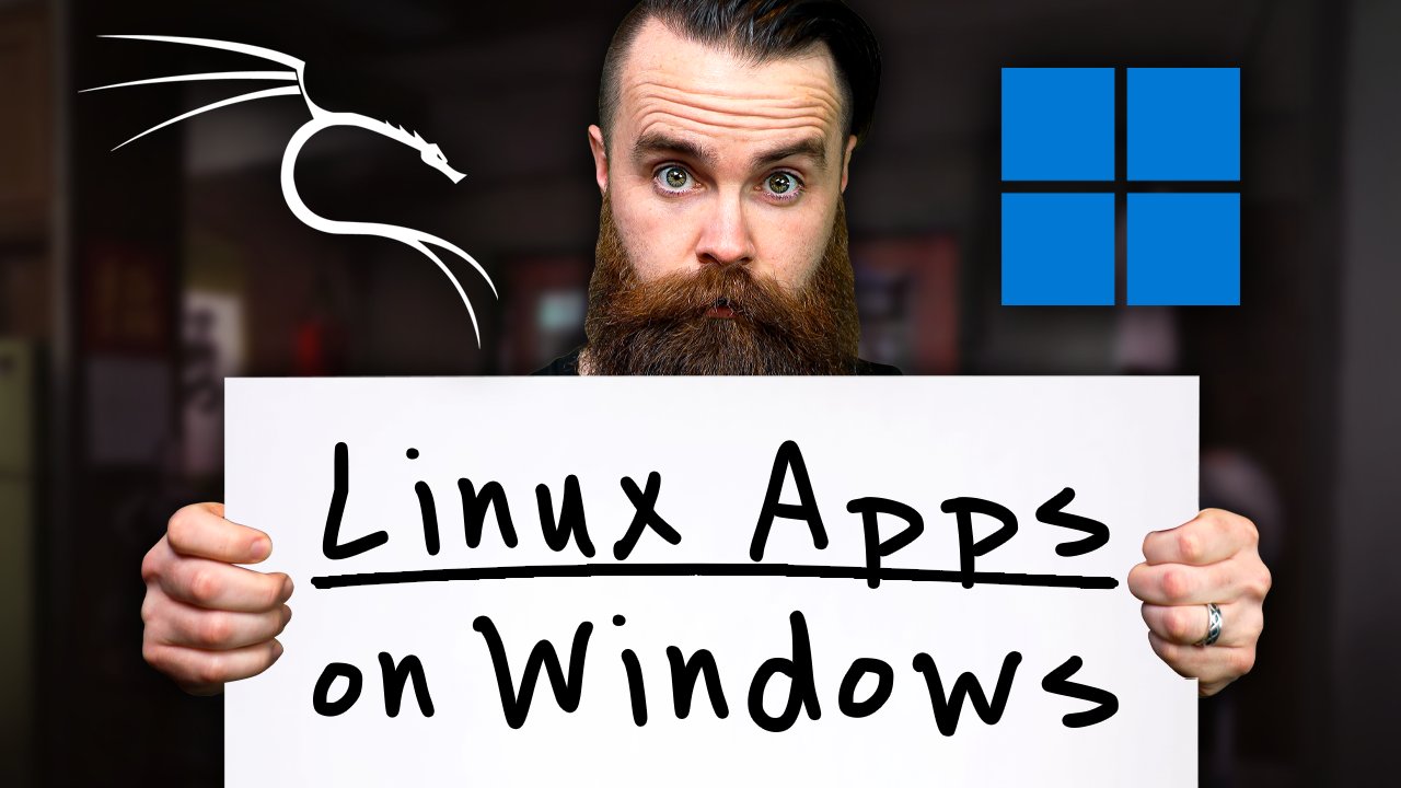 NetworkChuck on Twitter: "Kali Linux APPS on Windows in 5min (WSLg) --------> https://t.co ...