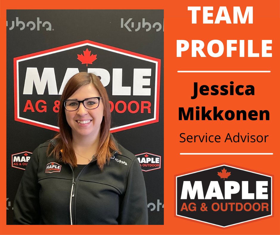 Maple Ag and Outdoor on Twitter: "Meet Jessica, Maple Ag & Outdoors friendly face in the service ...