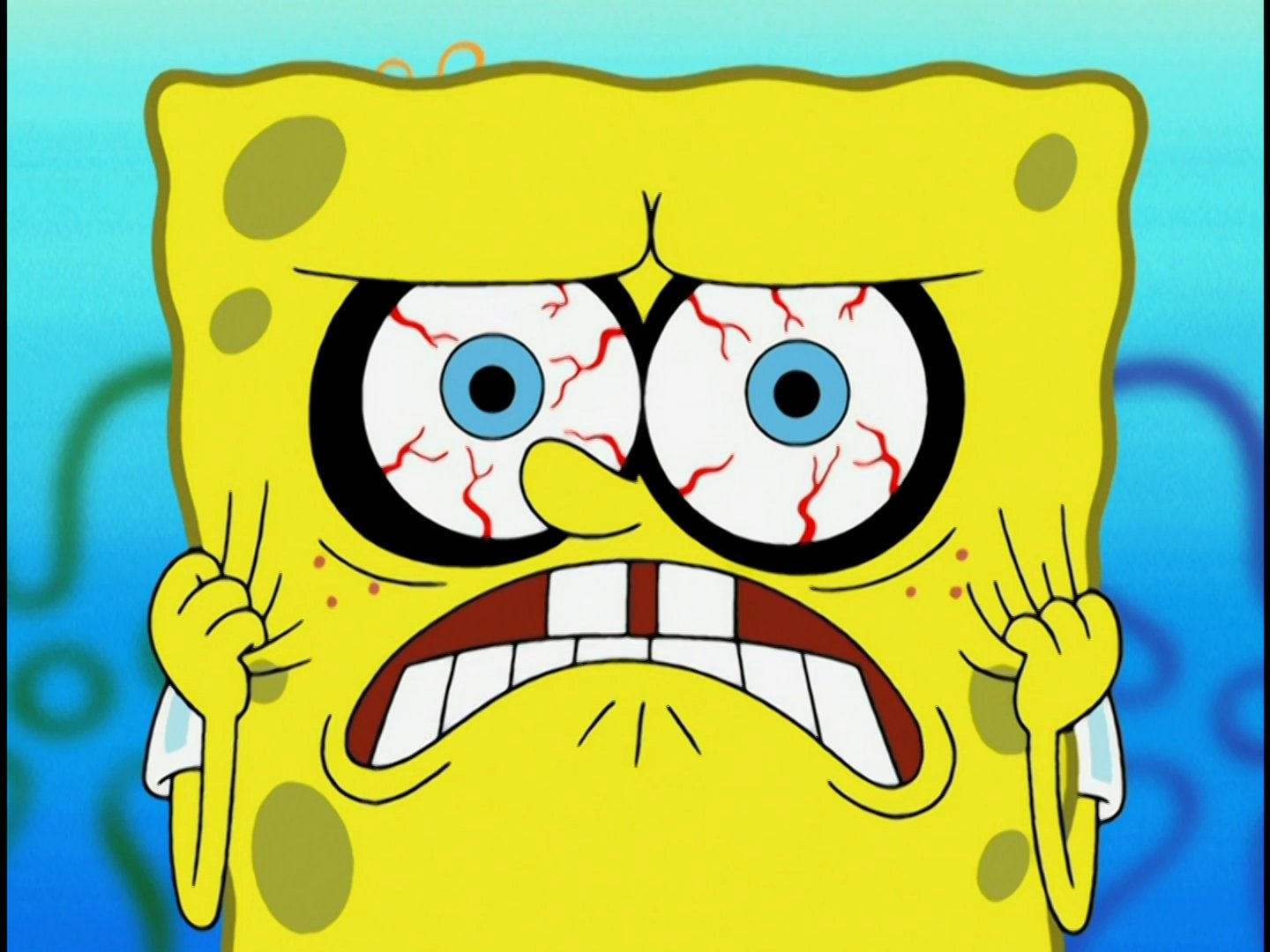 Spongebob Happy Crying Face