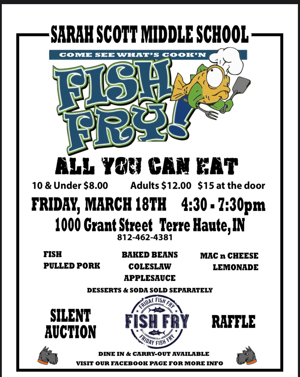 Fish Fry Fundraiser Flyer